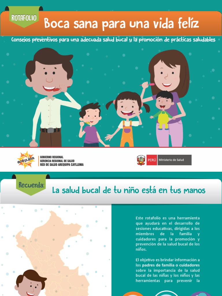 Rotafolio Salud Bucal Red Aqp-C 2019 | PDF | Diente | Higiene oral