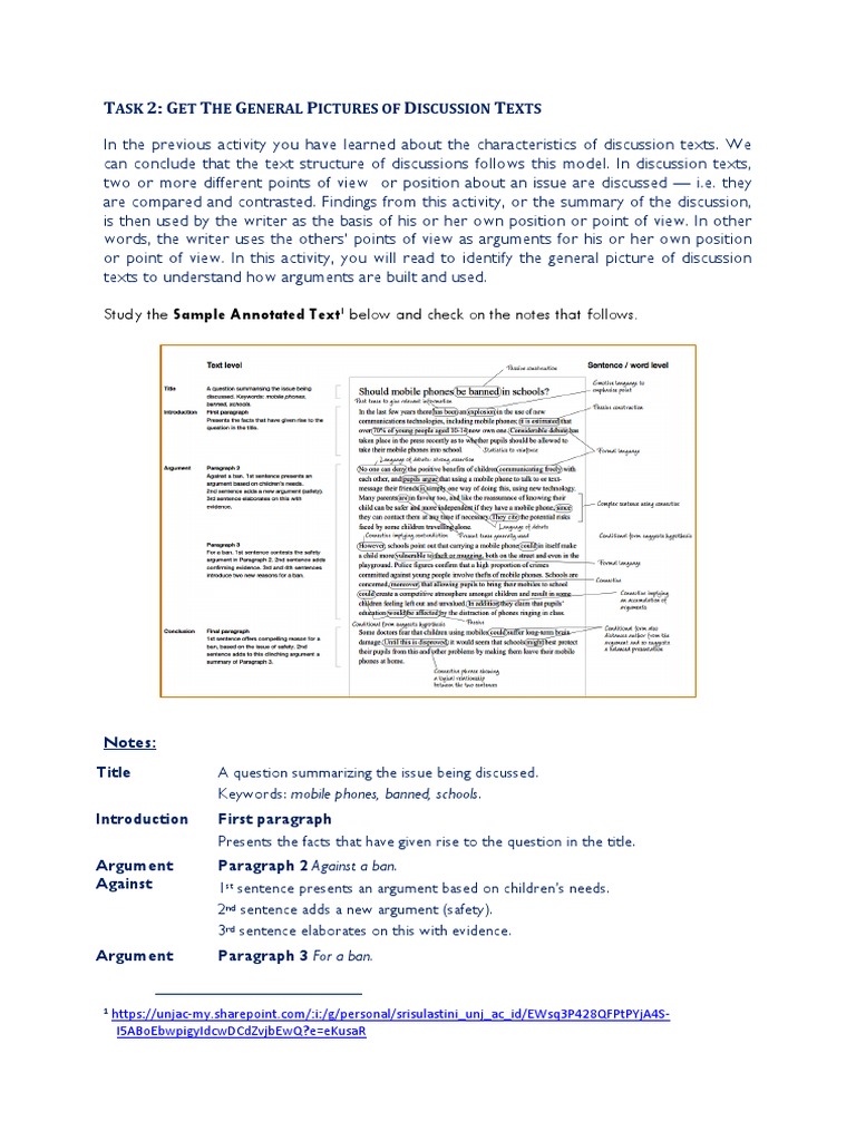 Task 2 (M5 LA2) Get The General Pictures of Discussion Texts | PDF | Zoo | Cognitive Science
