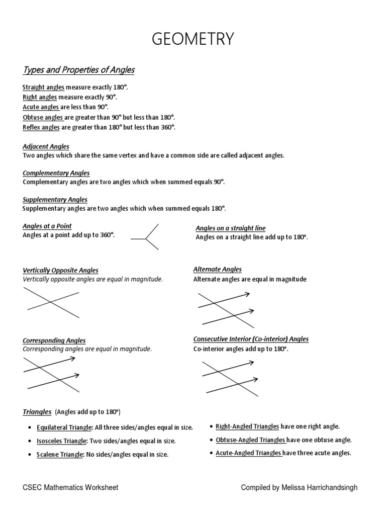 Geometry 2018. | PDF | Triangle | Angle