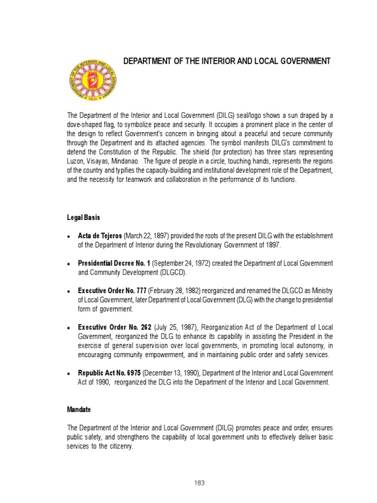 DILG Structure | PDF | Prison | Governance