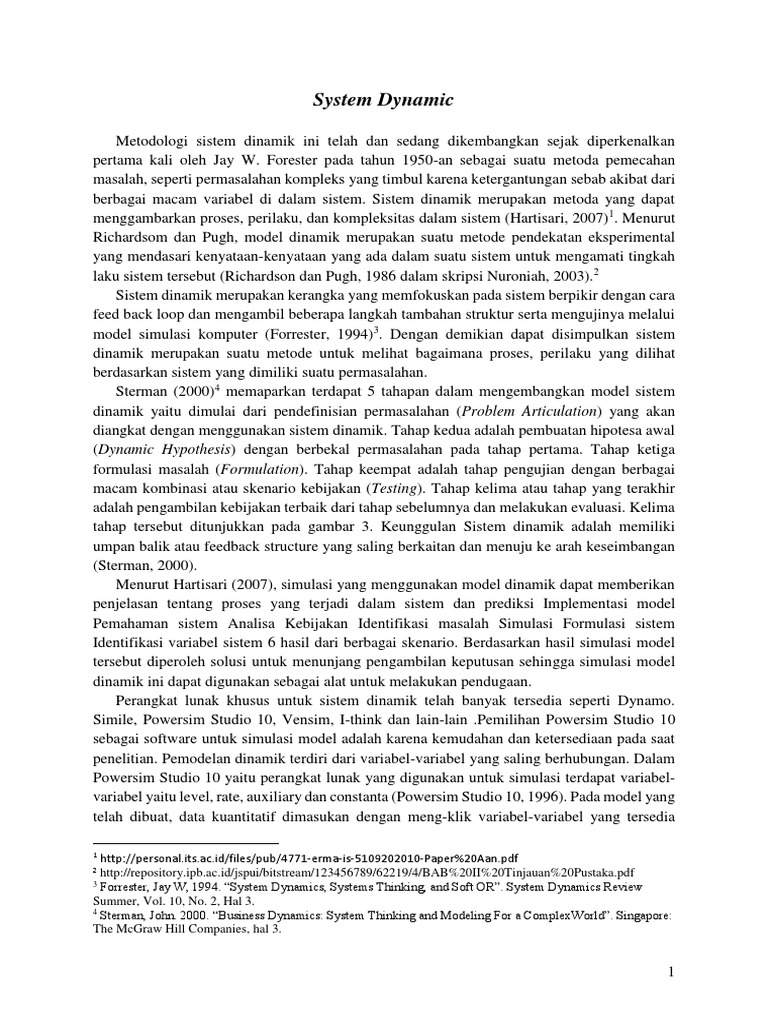 Teori Sysdin & Sem | PDF