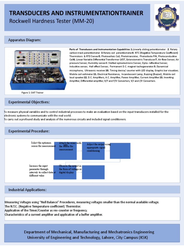 SAIT | PDF | Amplifier | Sensor