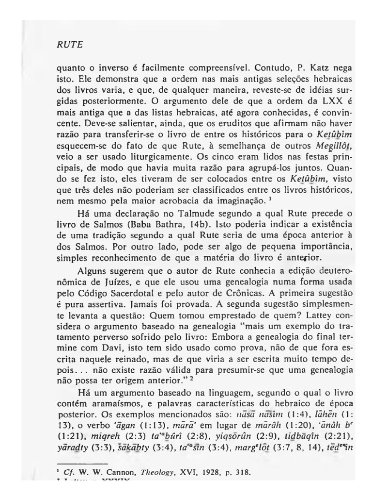 07 - Juizes e Rute - Serie Cultura Bíblica - Arthur E. Cundall e Leon Morris PDF | PDF