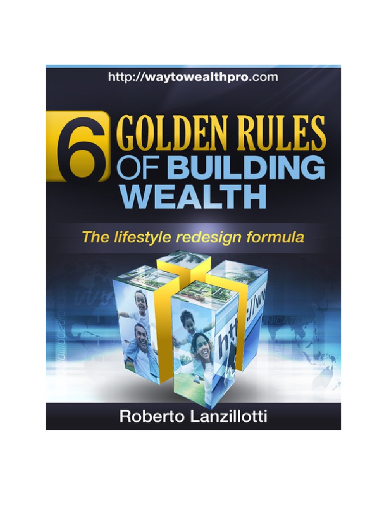 6 Golden Rules Building Wealth 0 | PDF | Retirement | Diversification ...