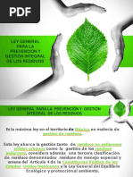 Resumen LEY GENERAL PARA LA PREVENCIÓN Y GESTIÓN INTEGRAL DE LOS ...