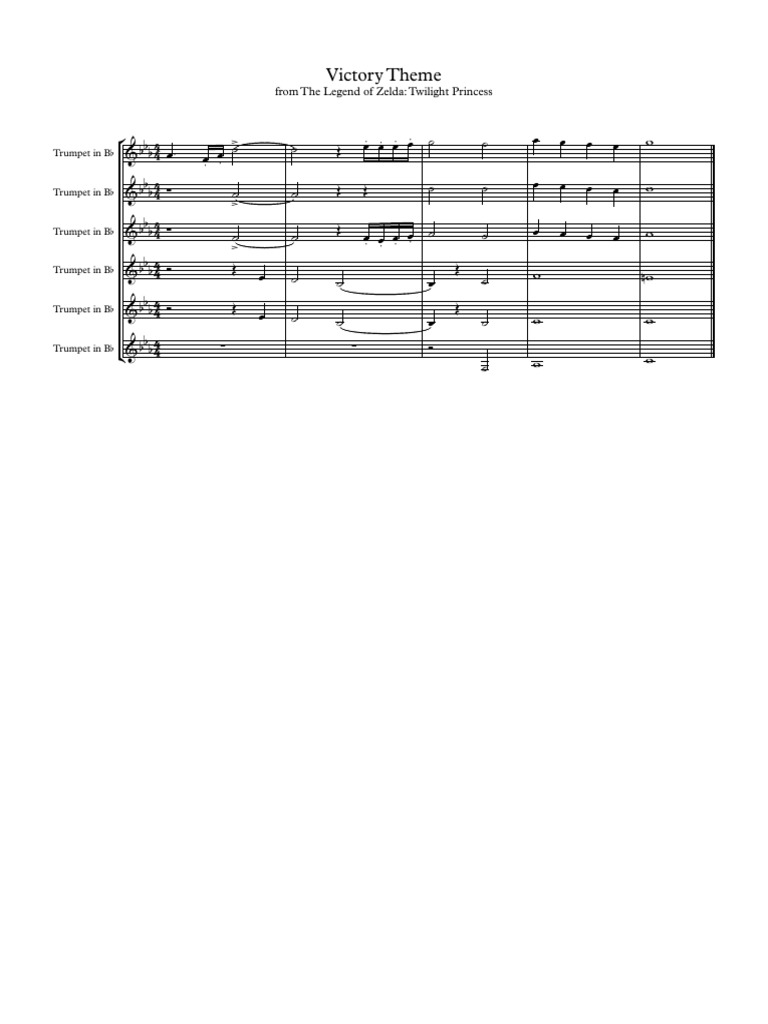 Victory Theme - Full Score | PDF