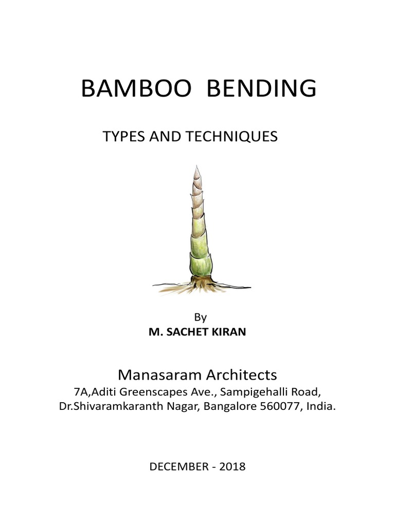 Bamboo Bending - Types and Techniques | PDF | Bamboo | Chemistry