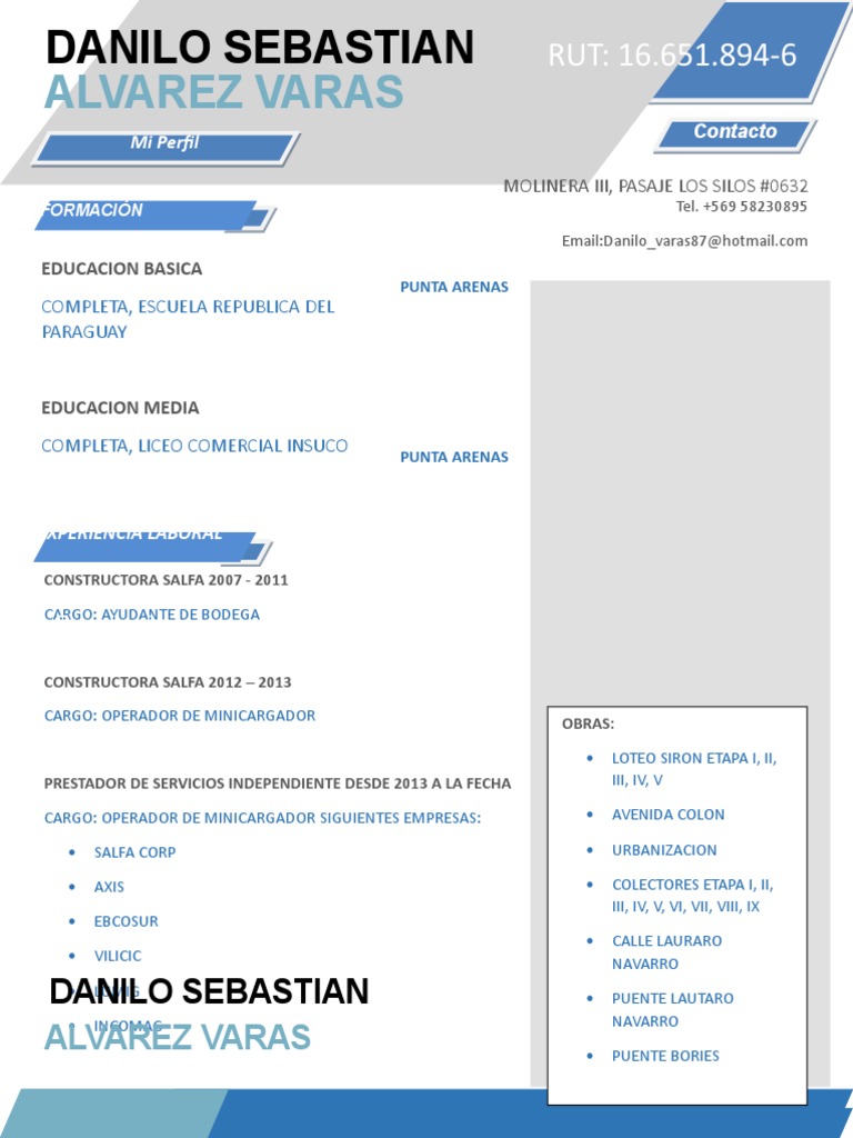 Curriculum Danilo | PDF