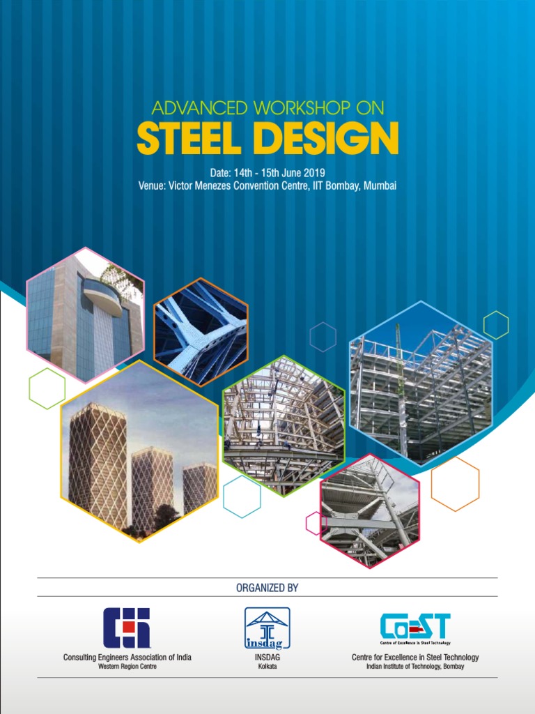 Steel Design Workshop Brochure | PDF | Mumbai | Metallurgy
