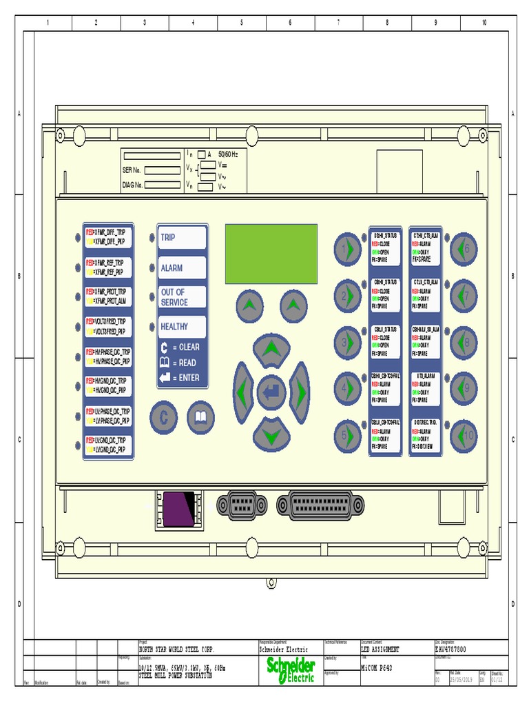 MiCOM P643 PSL Diagram (NorthStar World) | PDF | Abstract Strategy ...