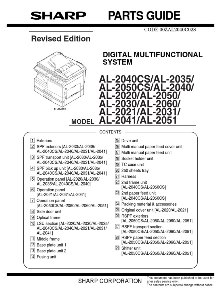 Manual de Partes Al 2031 2041 2051 | PDF | Manufactured Goods | Motor ...