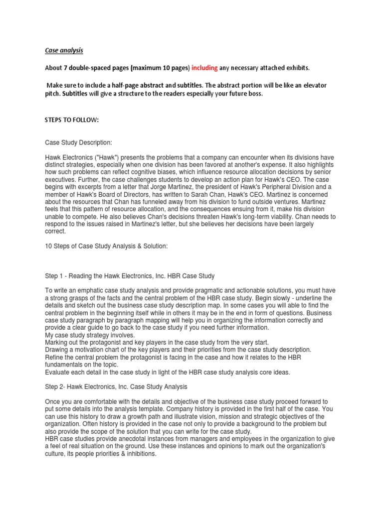 Hawk Electronics | PDF | Swot Analysis | Strategic Management