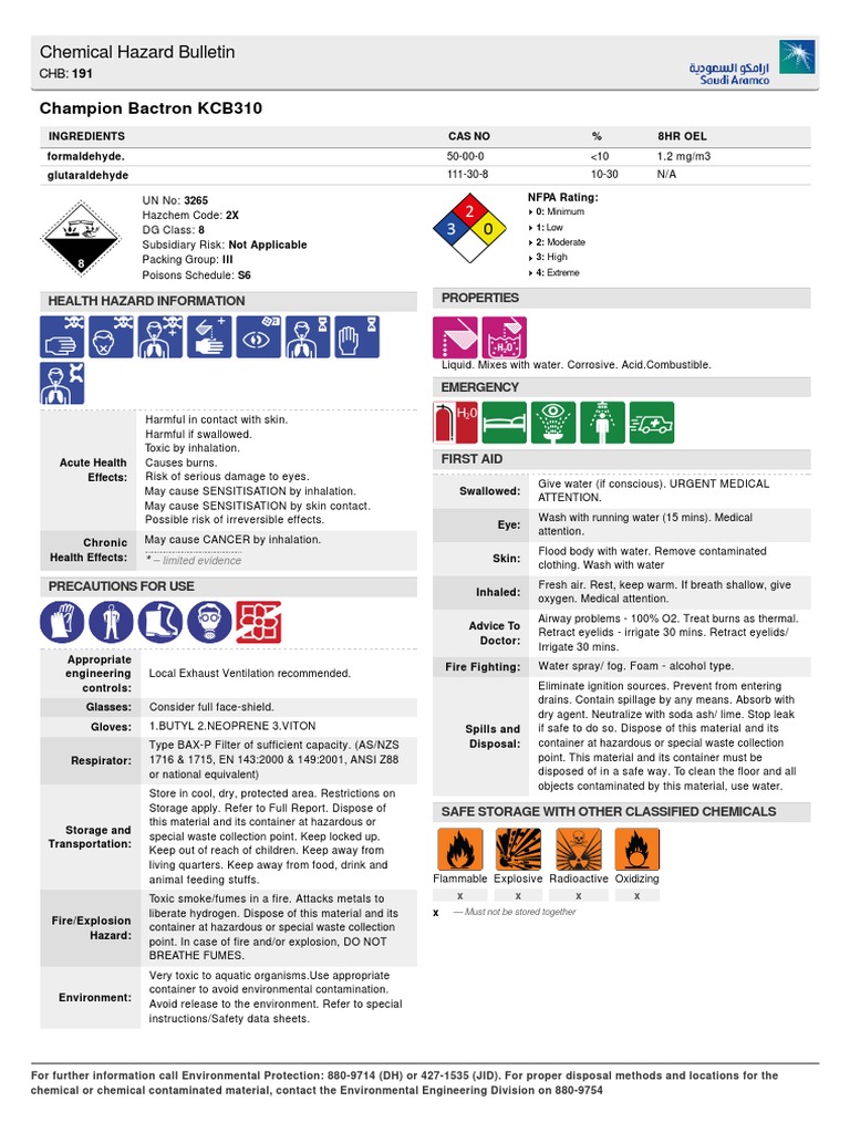 Bactron E CHB 191 | PDF | Burn | Firefighting