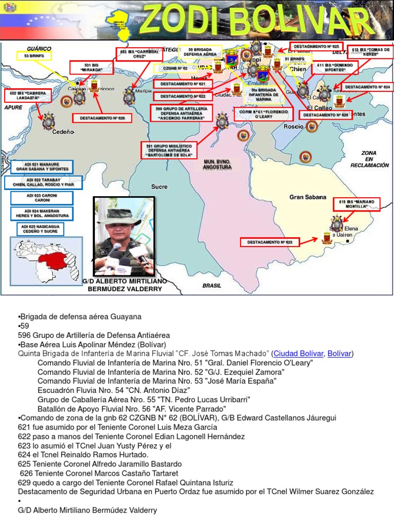 Infografia Zodi Bolivar | PDF | Venezuela | Seguridad nacional