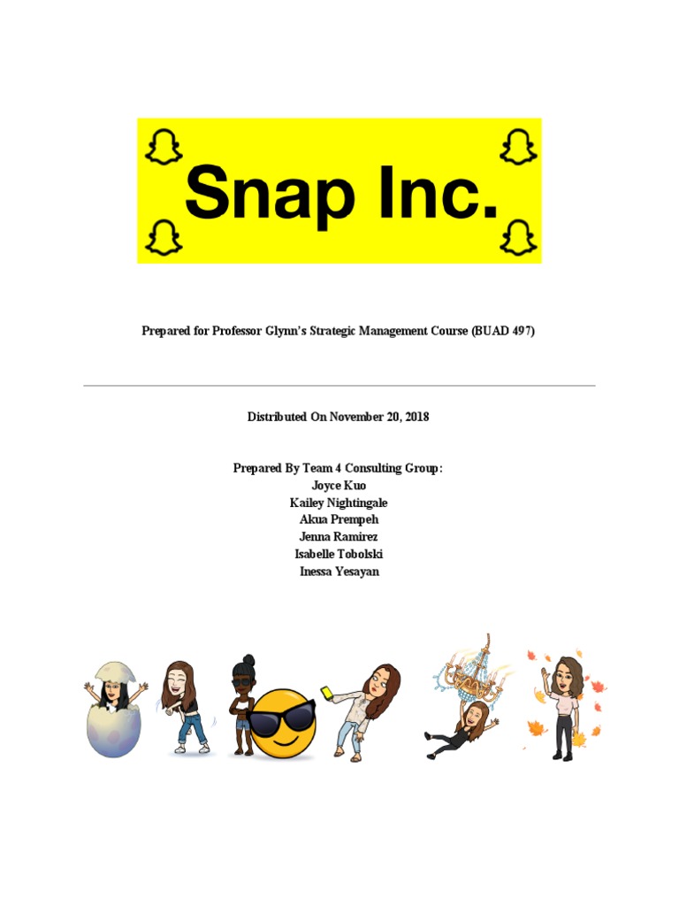 Snap Inc Final | Download Free PDF | Snapchat | Advertising