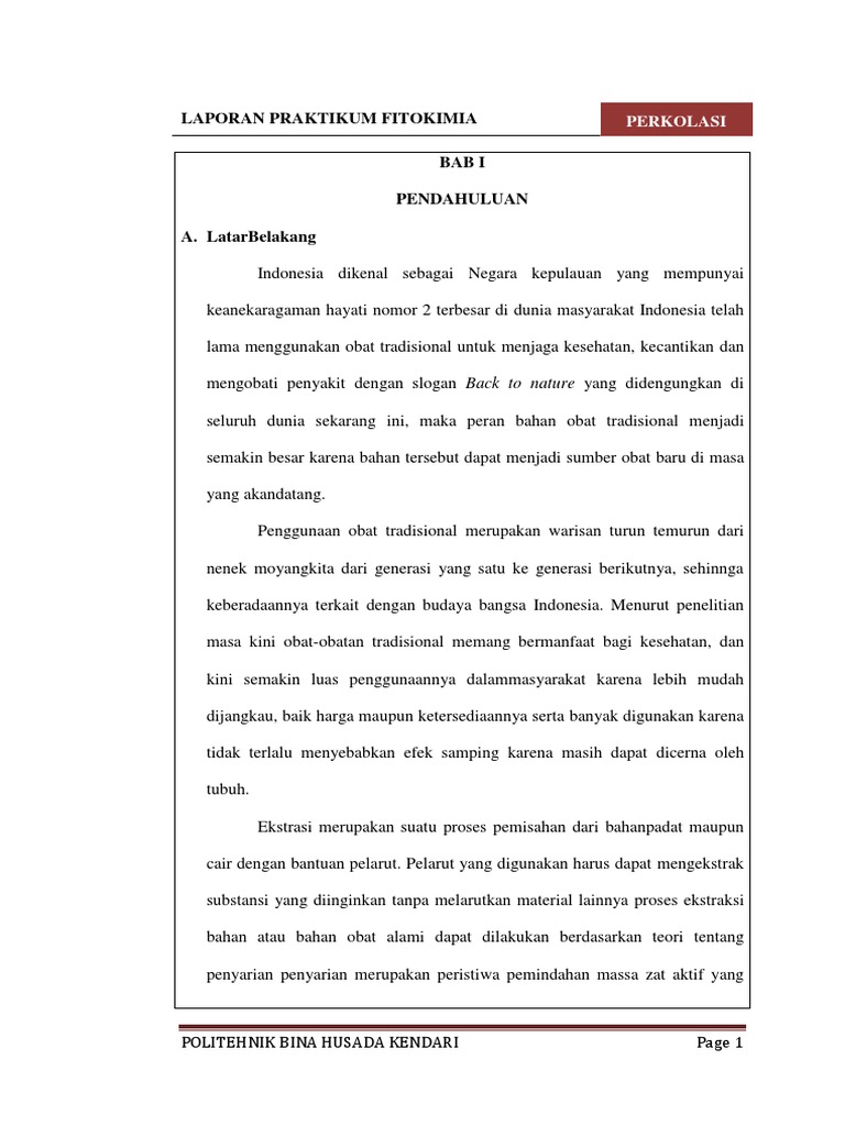 Percobaan 3 Perkolasi | PDF