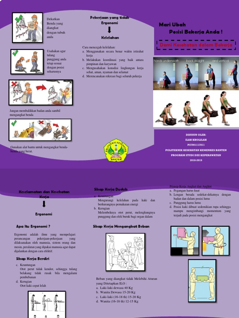 Leaflet Ergonomi | PDF