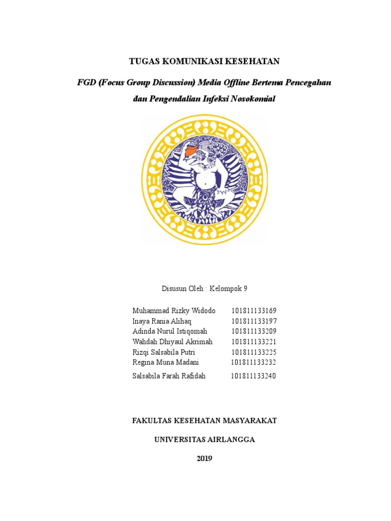 FGD dalam Pencegahan Infeksi Nosokomial | PDF | Pengembangan Diri ...