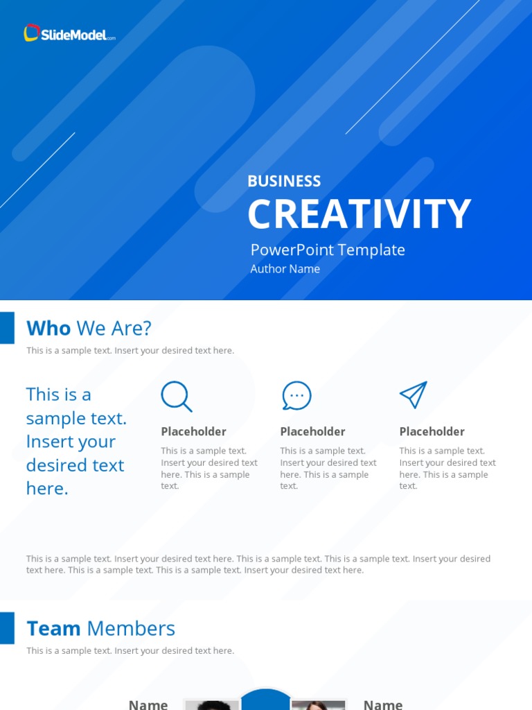 Creativity Powerpoint Template | PDF | Computing | Business