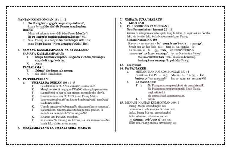 Litirgi Ibu Ika | PDF