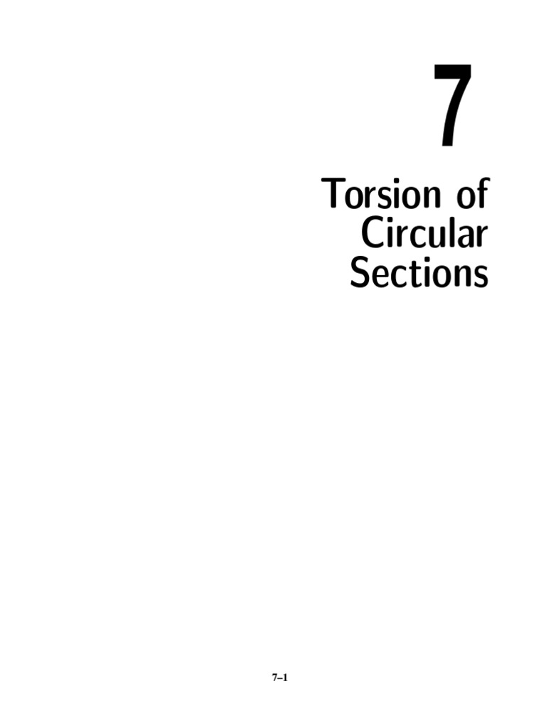 Torsion of Circular Sections | Download Free PDF | Fracture | Torque
