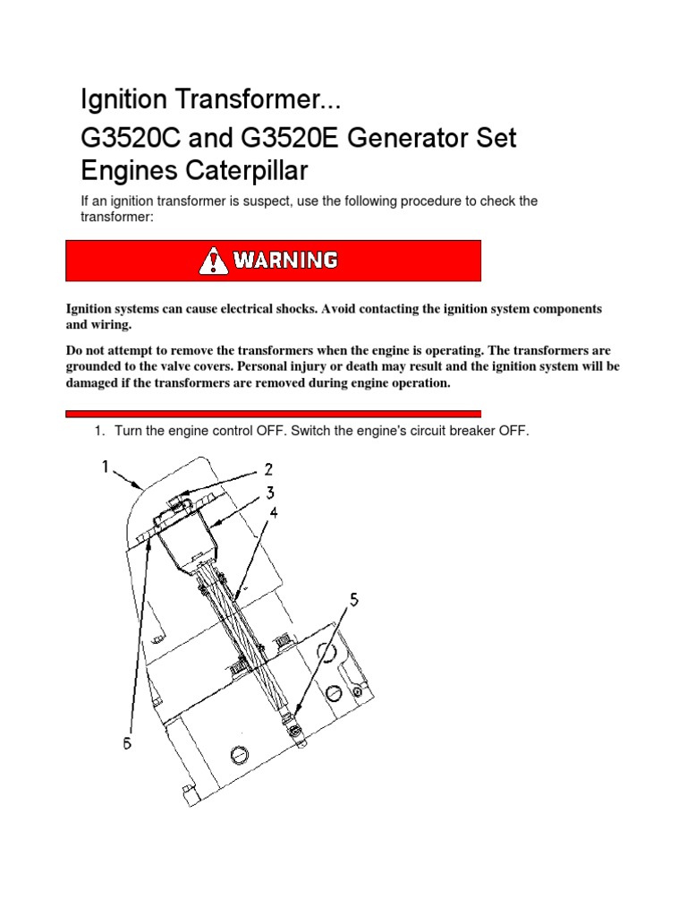Cat 3520 Ignition Transformer | PDF | Electrical Connector | Ignition ...