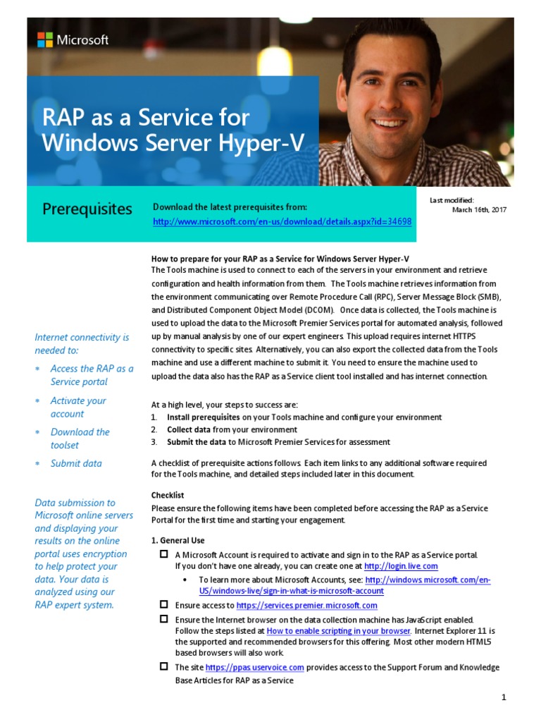RAP As A Service For Windows Server Hyper-V: Prerequisites | Download ...