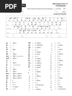Telugu Typing Anu Script Telugu Doe Layout Final | PDF