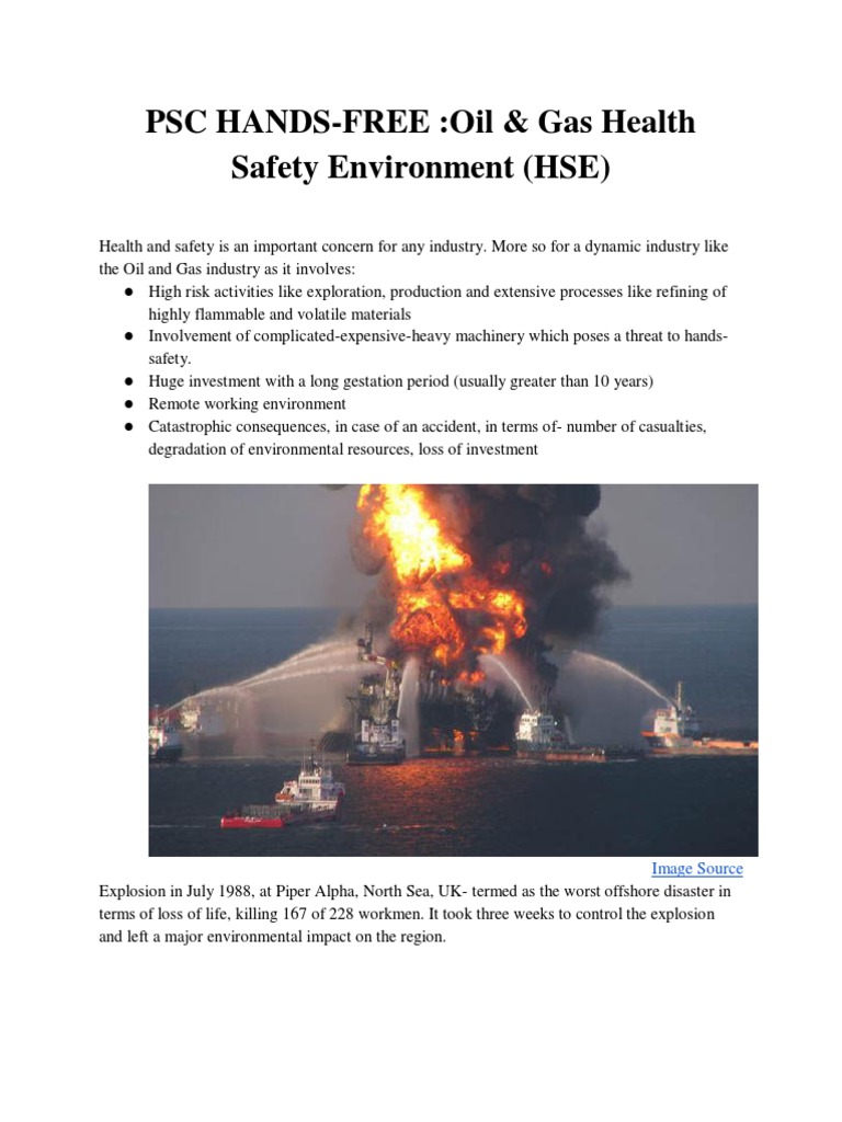 PSC HANDS-FREE :oil & Gas Health Safety Environment (HSE) | PDF ... PSC HANDS-FREE :oil & Gas Health Safety Environment (HSE) | PDF ...