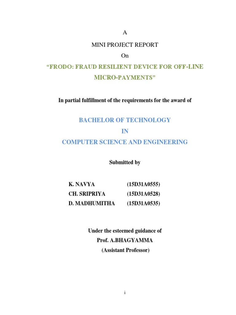 Fraud Resilient Device For Offline Micro-Payments | PDF | Internet Protocol Suite | Java ...