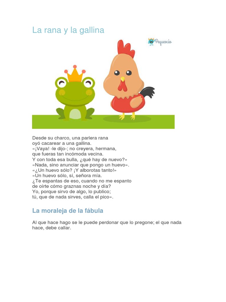 La Rana y La Gallina