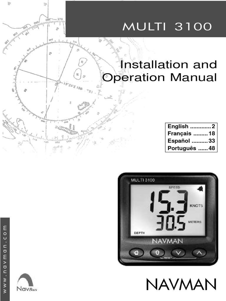 Navman MULTI 3100 en | PDF | Electromagnetic Interference | Tide