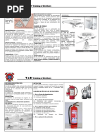 Triptico - Uso Del Extintor | PDF | Combustibles | Oxígeno
