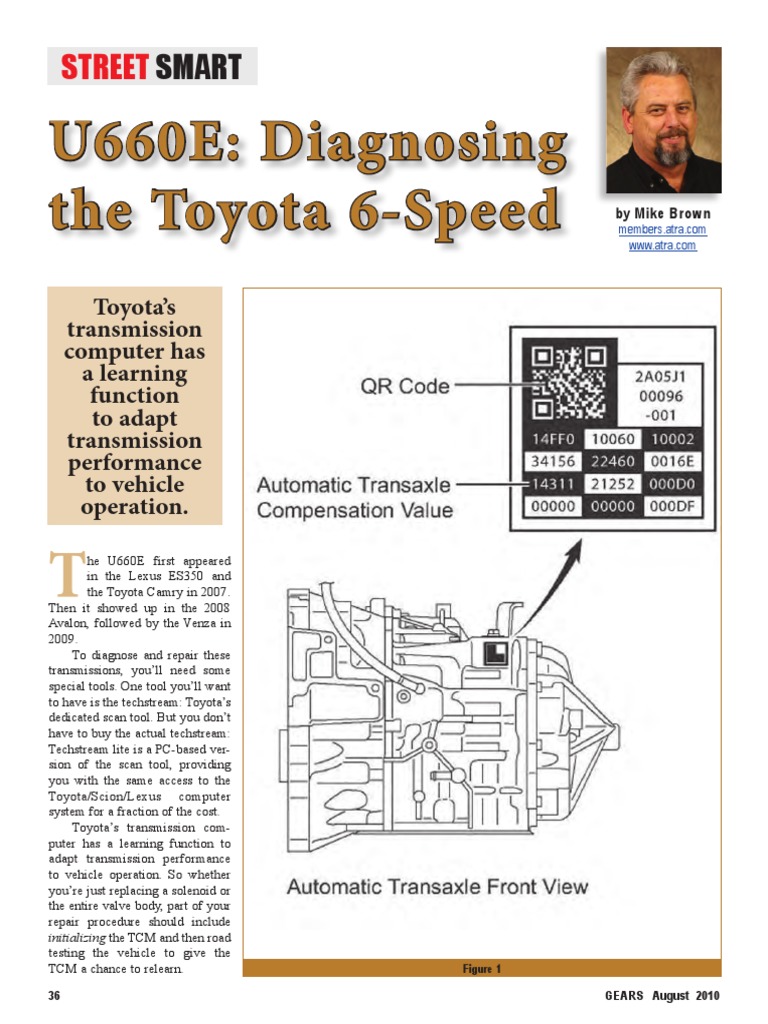 Resetting the Transaxle Compensation Code and Performing Diagnostics on ...