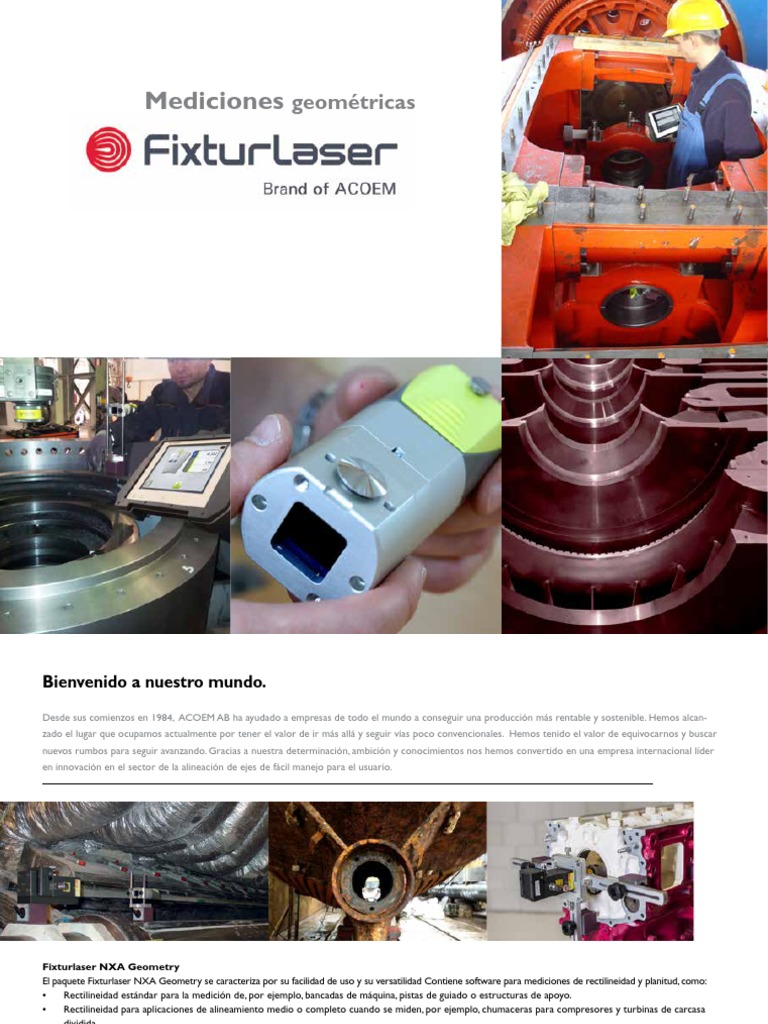 P-0258-ES Fixturlaser Geometry Measurements Rev A Low Res | PDF | Láser ...