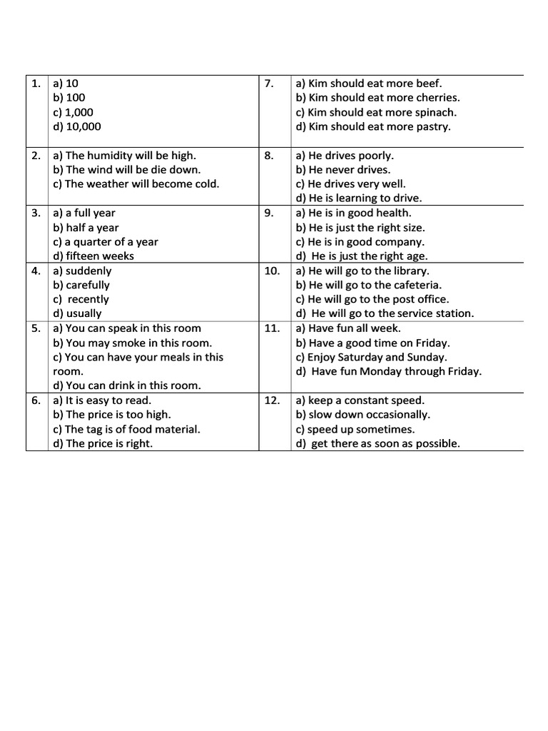 Alcpt Form 71 Listing 1-66 (Writing Part Is Missing) | PDF