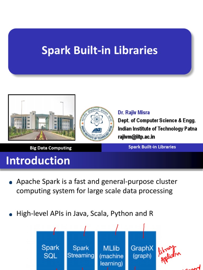 Big Data Computing Spark Built-In Libraries | PDF | Apache Spark ...