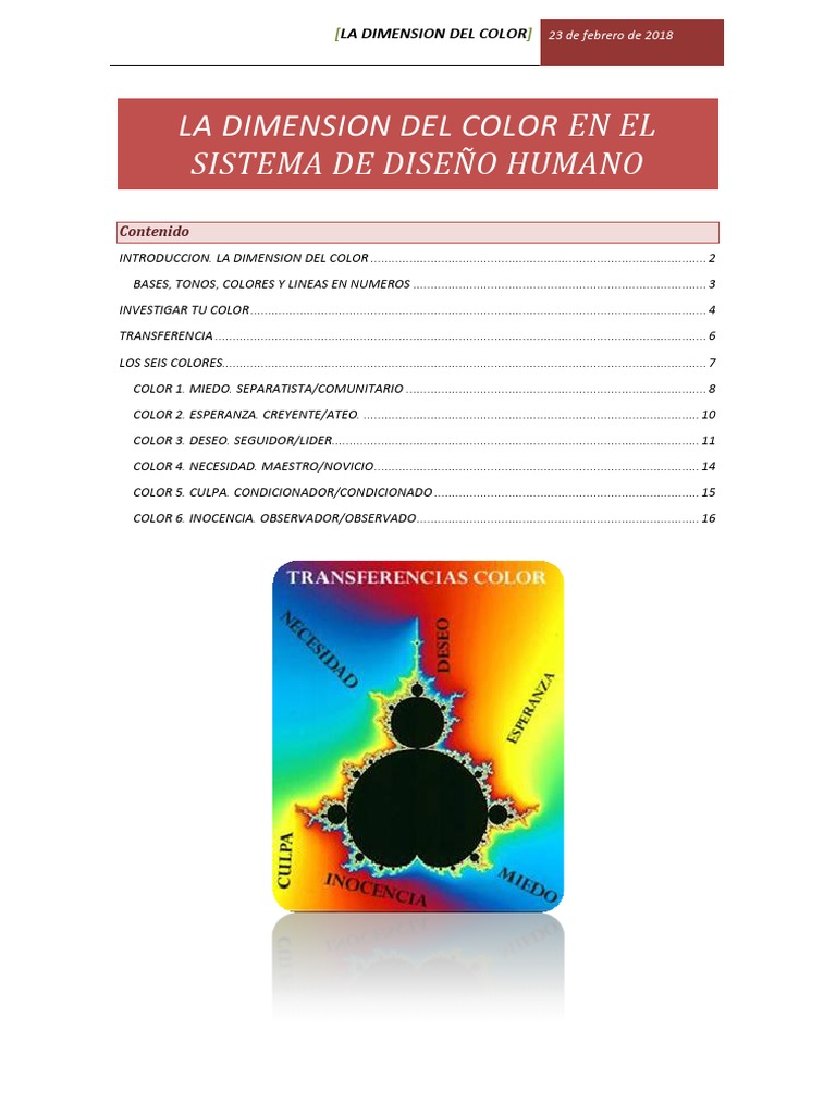 Psicología del Color en Diseño Humano | PDF | Motivación | Motivacional