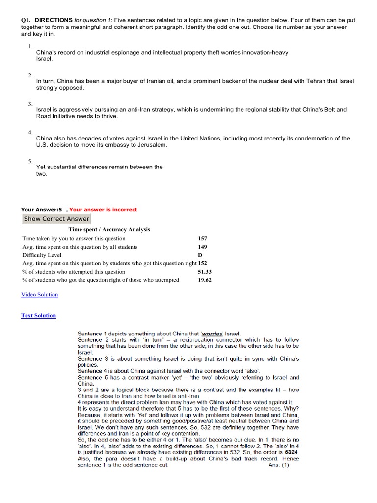 Aimcat 1 | PDF | Ficus | Wasp