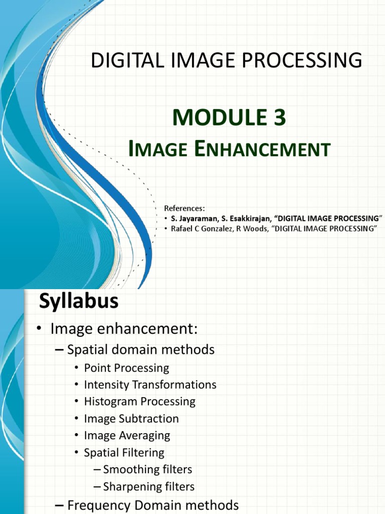 Image Enhancement | PDF | Low Pass Filter | Filter (Signal Processing)