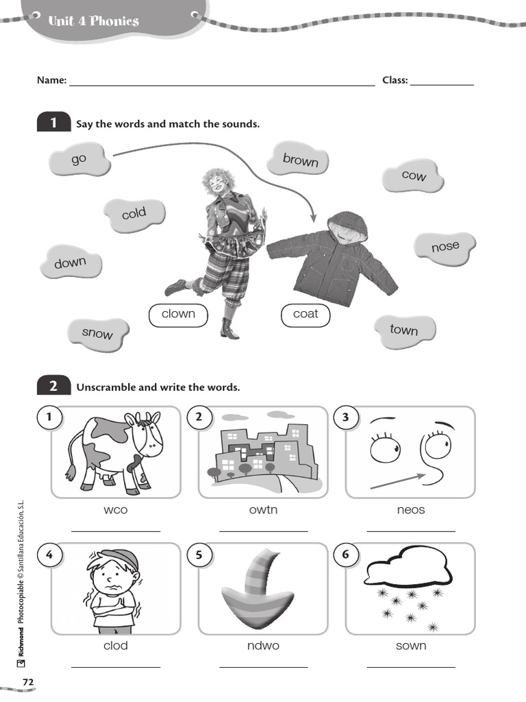 Wonder 2 Unit 4 Phonics PDF | PDF