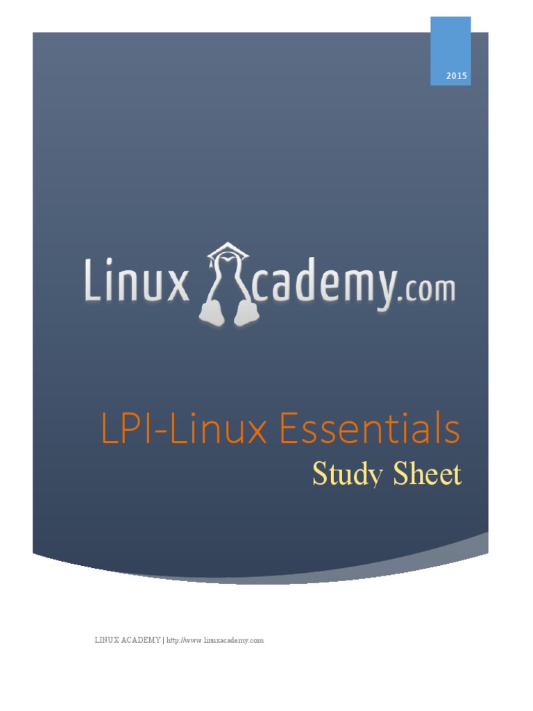 Linux Essentials Study Sheet | PDF | Free Software | Linux
