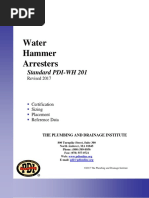 Water Hammer Arrestor: Sizing & Placement Guide | PDF | Plumbing | Liquids