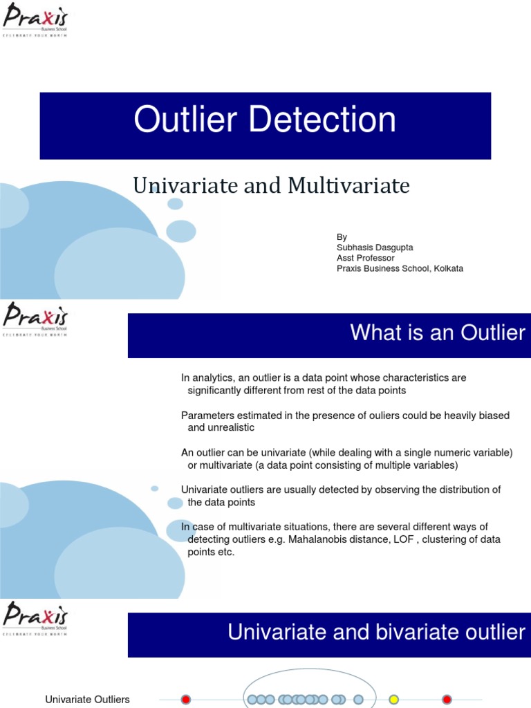 Outlier Detection | PDF | Outlier | Statistical Analysis