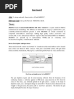 Silvaco TCAD Tutorial MOS | PDF | Doping (Semiconductor) | Semiconductors