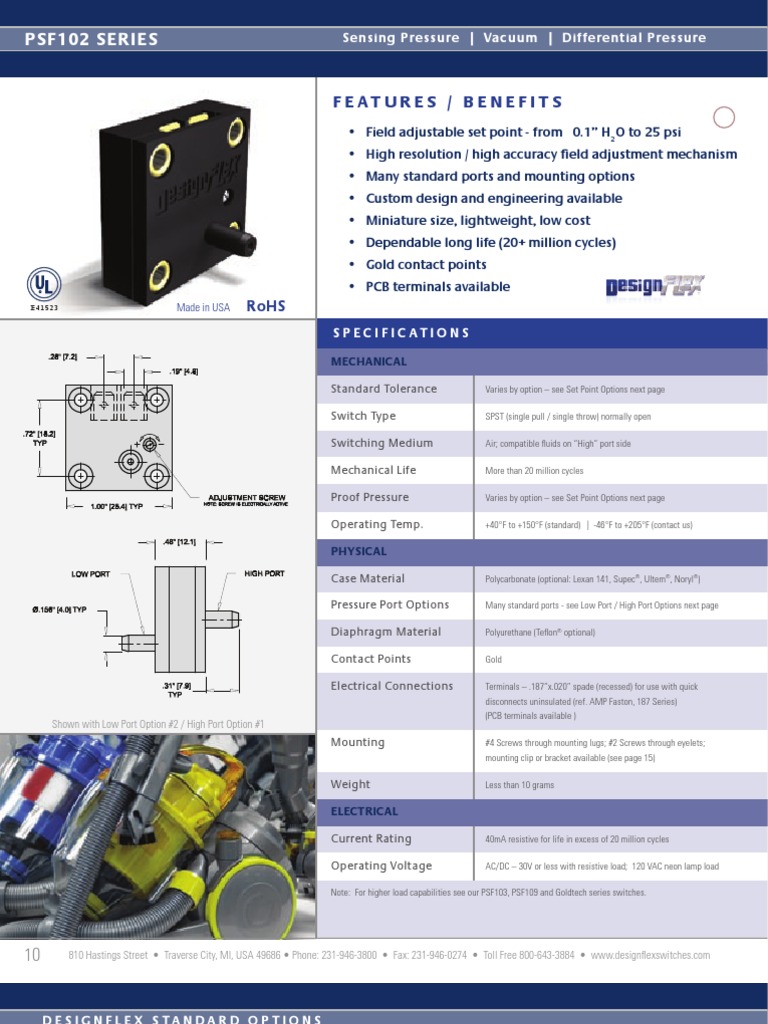 PSF102 | PDF | Switch | Printed Circuit Board