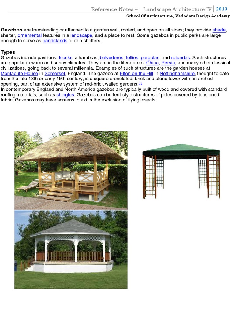 Gazebos | PDF