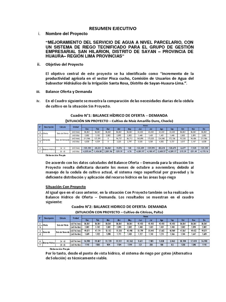 Ficha Tecnica Simplificada Riego A Presion | PDF | Riego | Agricultura