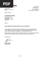 Letter of Appointment She Committee Office | PDF