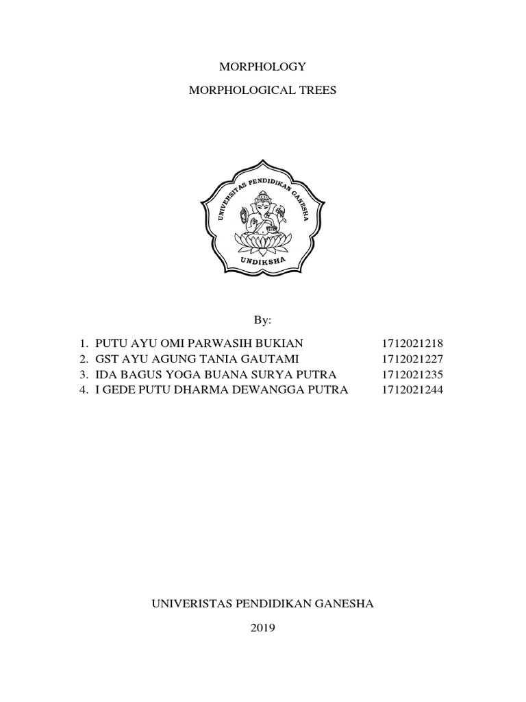 Morphological Trees | PDF | Morphology (Linguistics) | Phrase